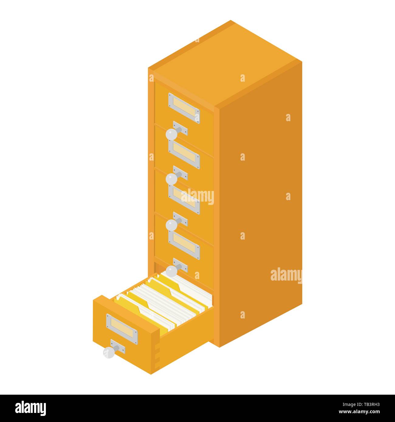 Library or archive reference card catalog. Database, knowledge base ...