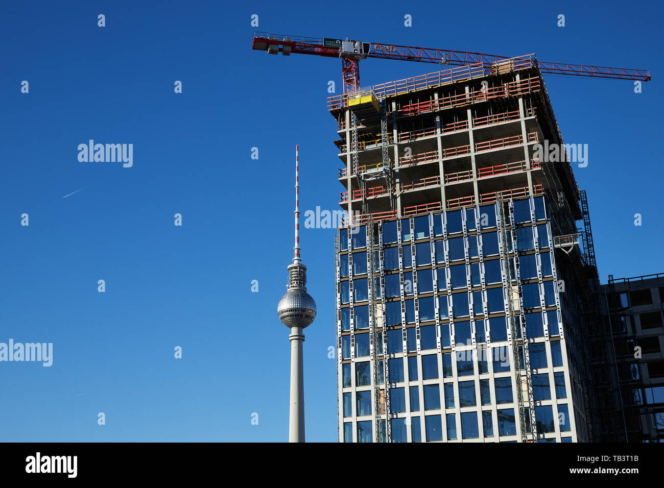 High rise building at alexanderplatz hi-res stock photography and ...