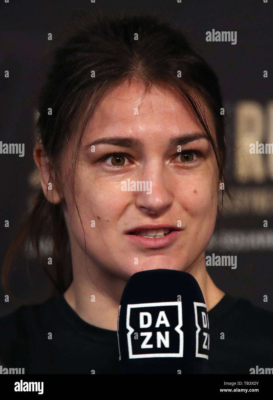 Katie Taylor during the undercard press conference at Madison Square ...
