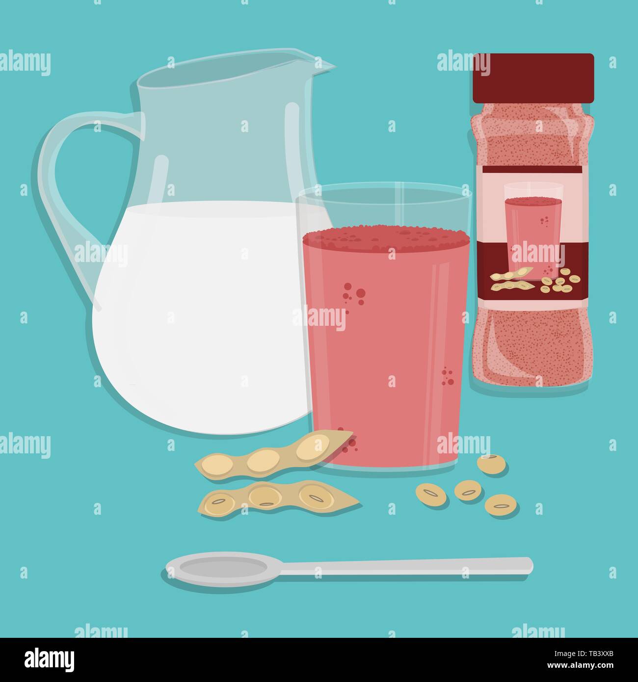 Soy milk container hi-res stock photography and images - Alamy