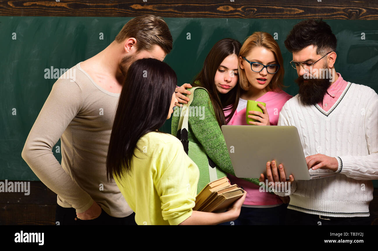 Professor Laptop University Campus High Resolution Stock Photography ...