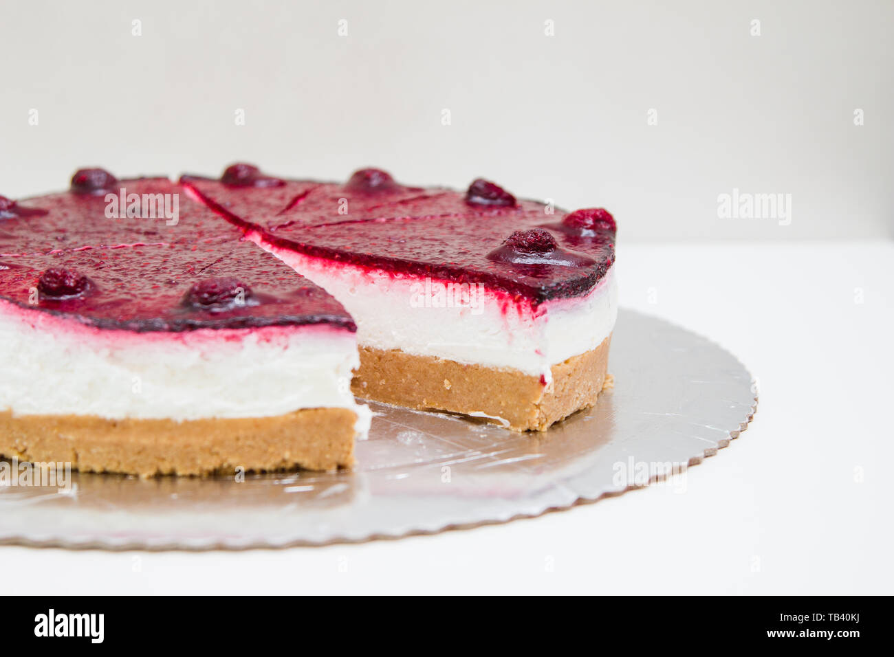 Fresh delicious cheesecake Stock Photo - Alamy