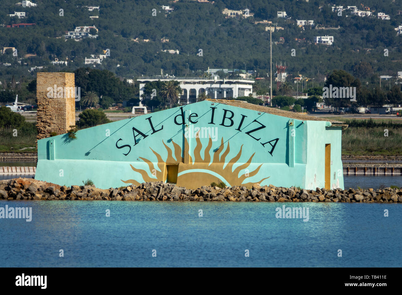 Sal de ibiza sign Stock Photo - Alamy
