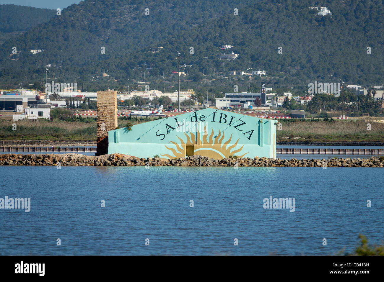 Sal de ibiza sign Stock Photo - Alamy