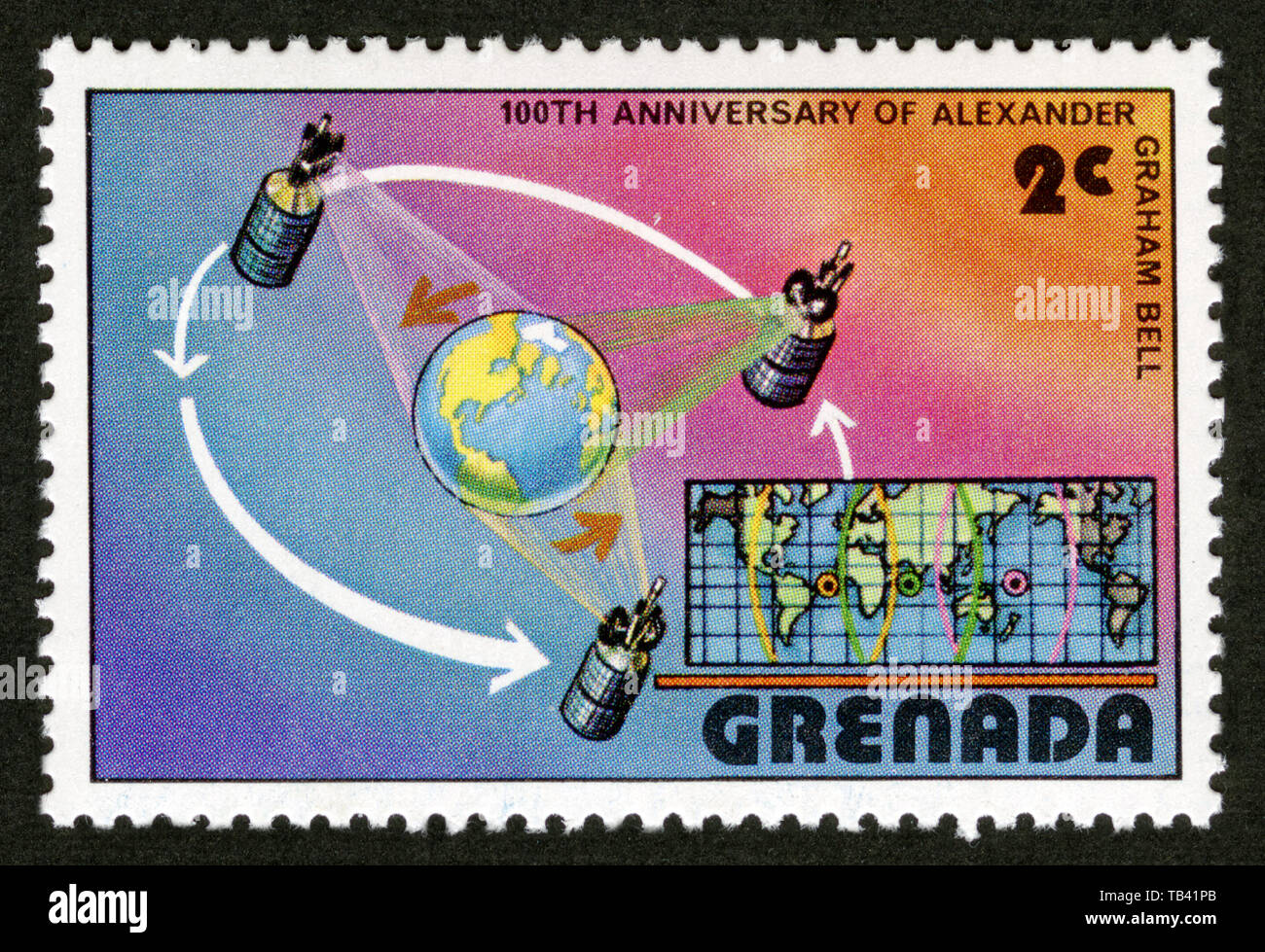 Alexander Graham Bell Postage Stamp High Resolution Stock Photography ...