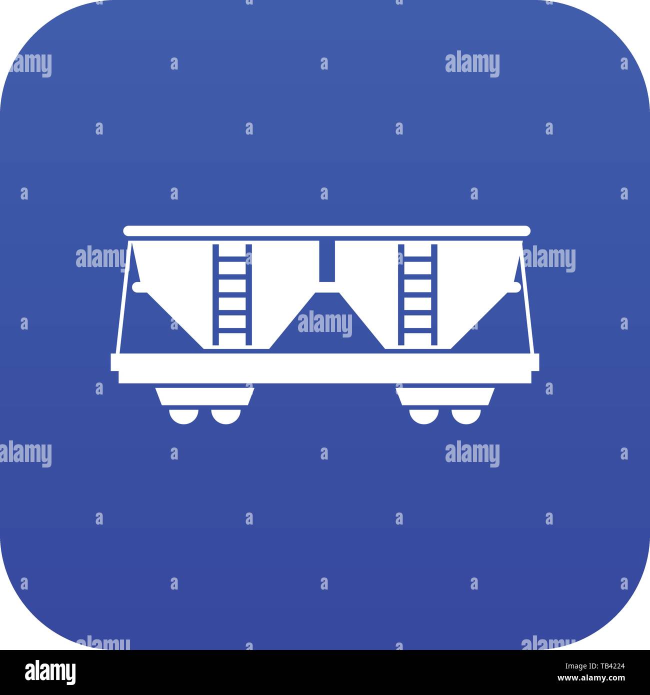 Freight railroad car icon digital blue Stock Vector Image & Art - Alamy