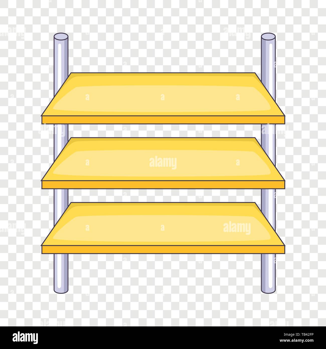 Shop shelves icon, cartoon style Stock Vector Image & Art - Alamy