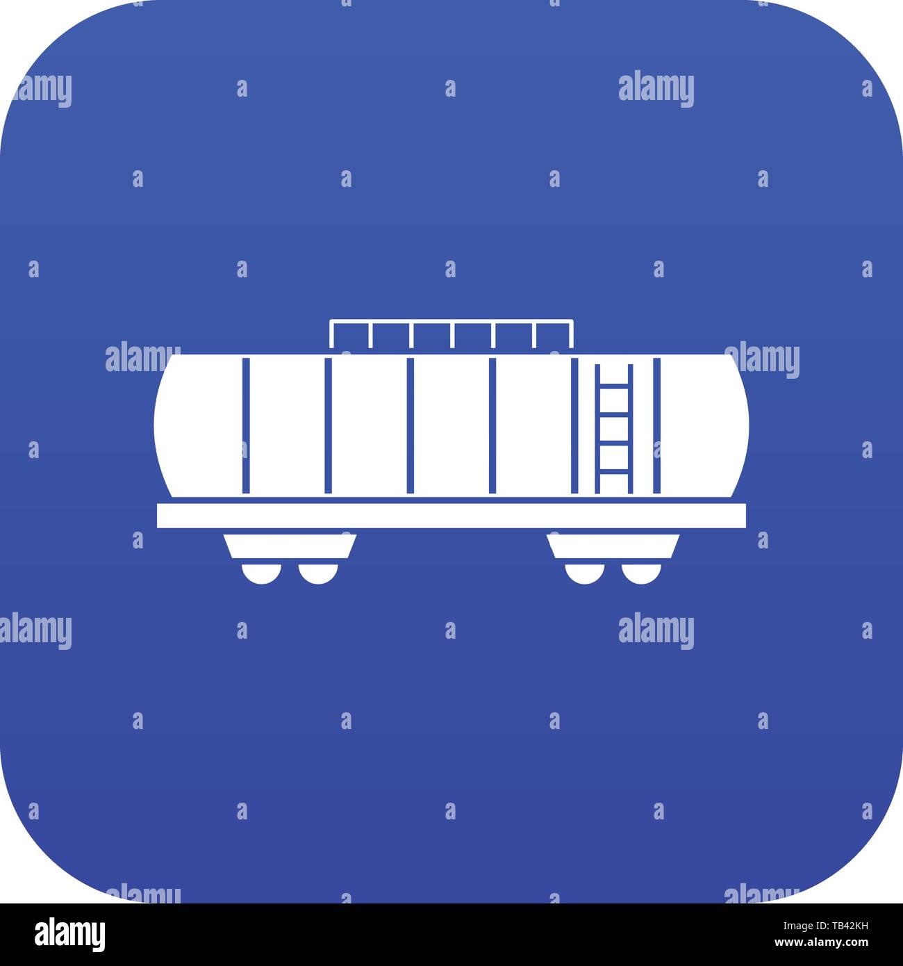 Oil railway tank icon digital blue Stock Vector Image & Art - Alamy