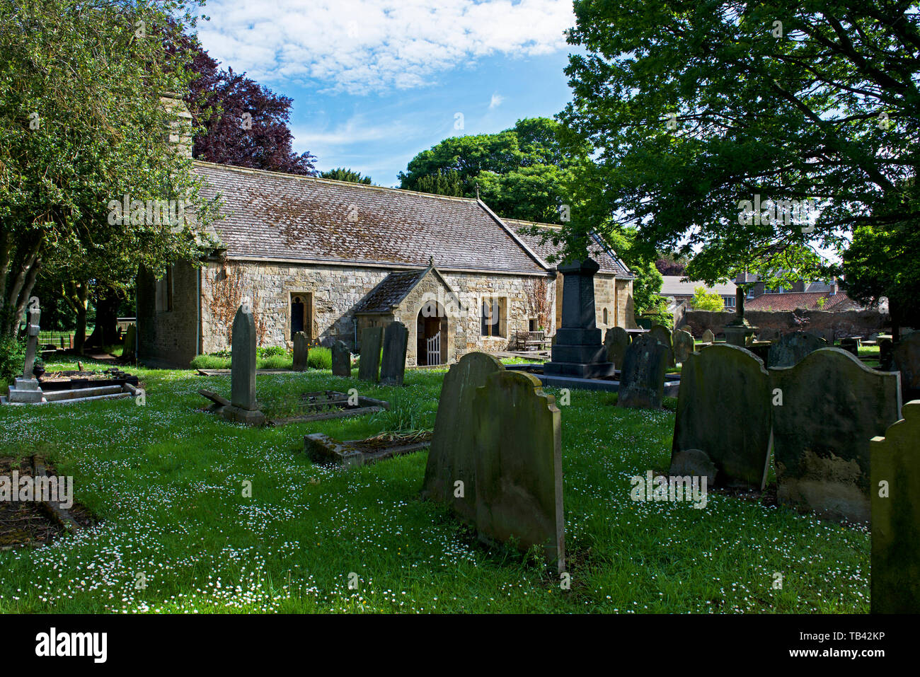 St Mary's Church, in the village of Hook, near Goole, East Yorkshire ...