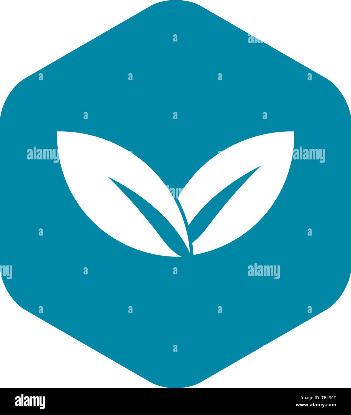 Double tree logo Stock Vector Images - Alamy