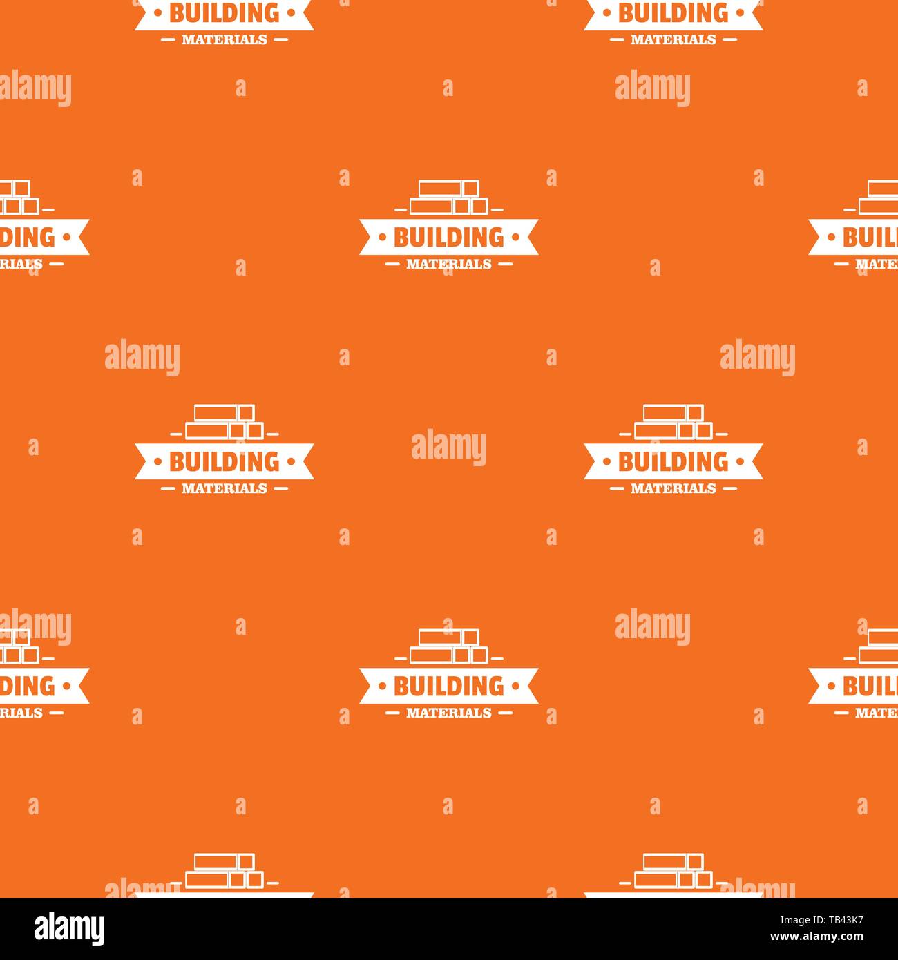 Construction materials pattern vector orange Stock Vector Image & Art ...