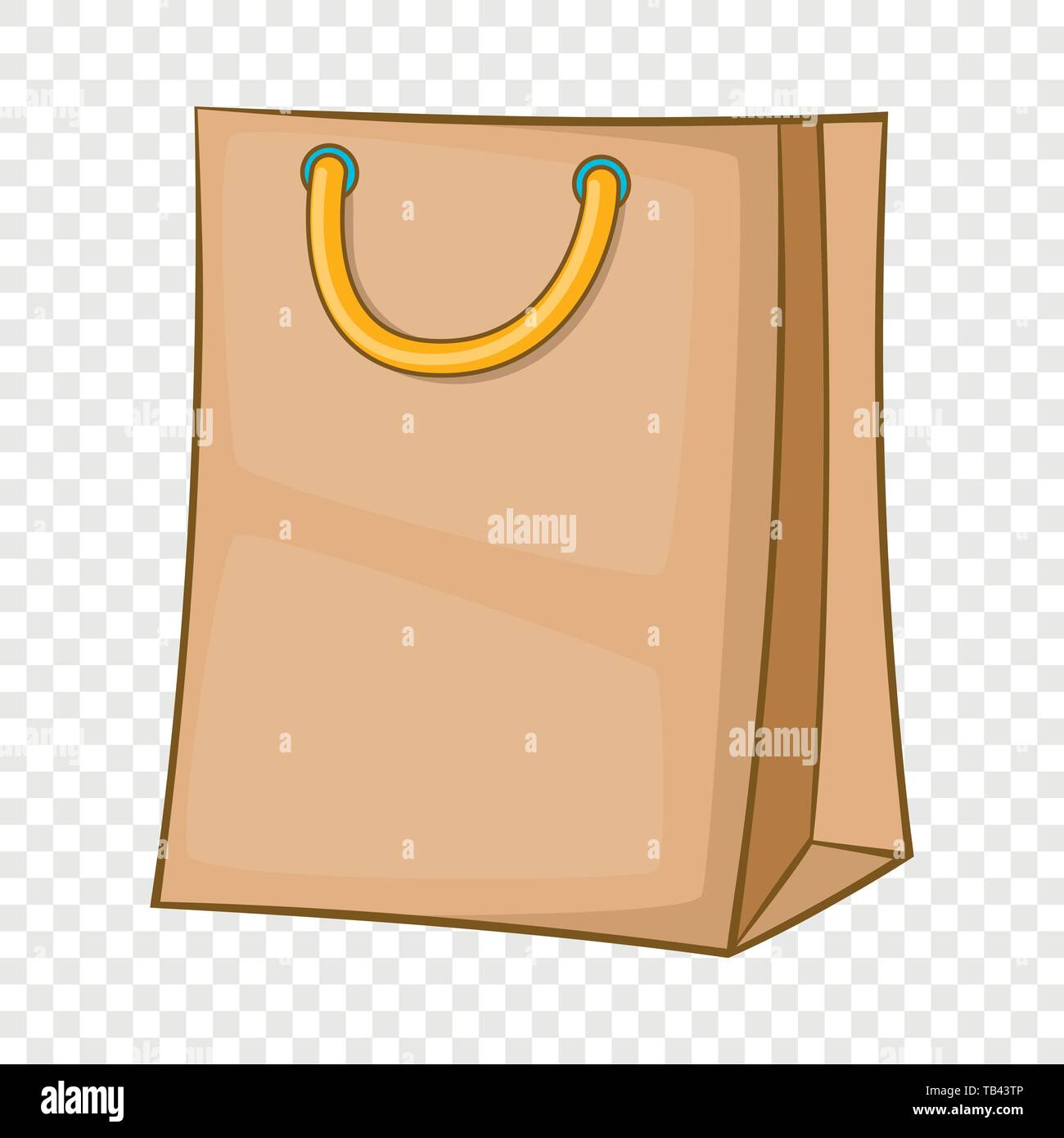 Shopping bag icon, cartoon style Stock Vector Image & Art - Alamy