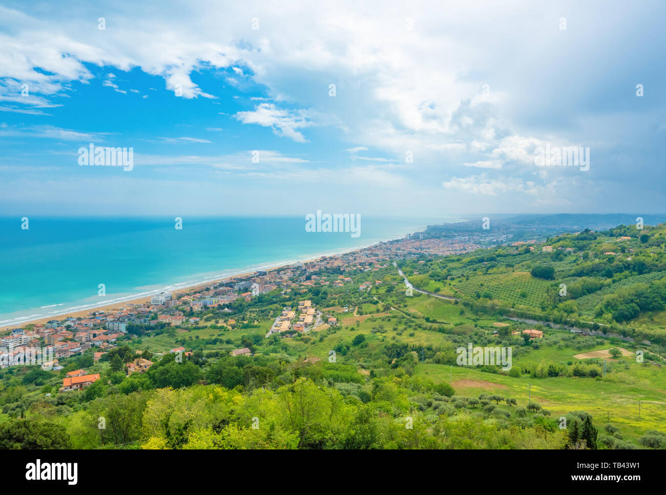 Silvi (Italy) - A small hilltop village with views of the Adriatic Sea ...