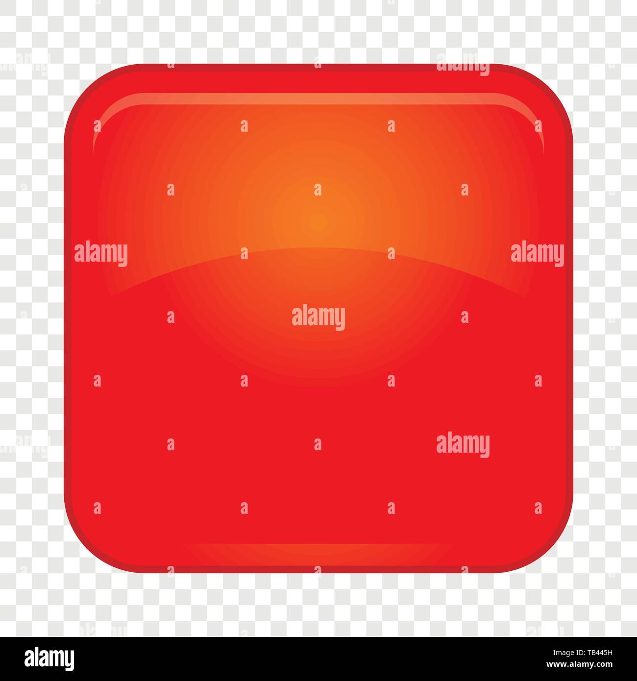 Red button icon, cartoon style Stock Vector Image & Art - Alamy