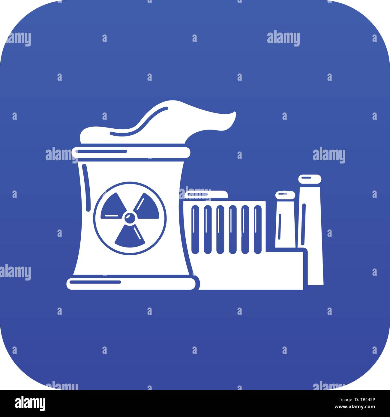 Atomic reactor icon blue vector Stock Vector Image & Art - Alamy