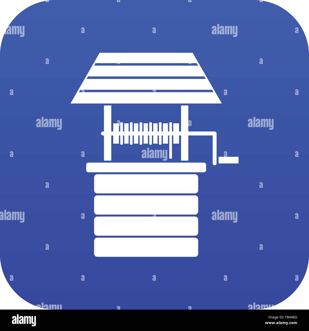 Water well icon digital blue Stock Vector Image & Art - Alamy