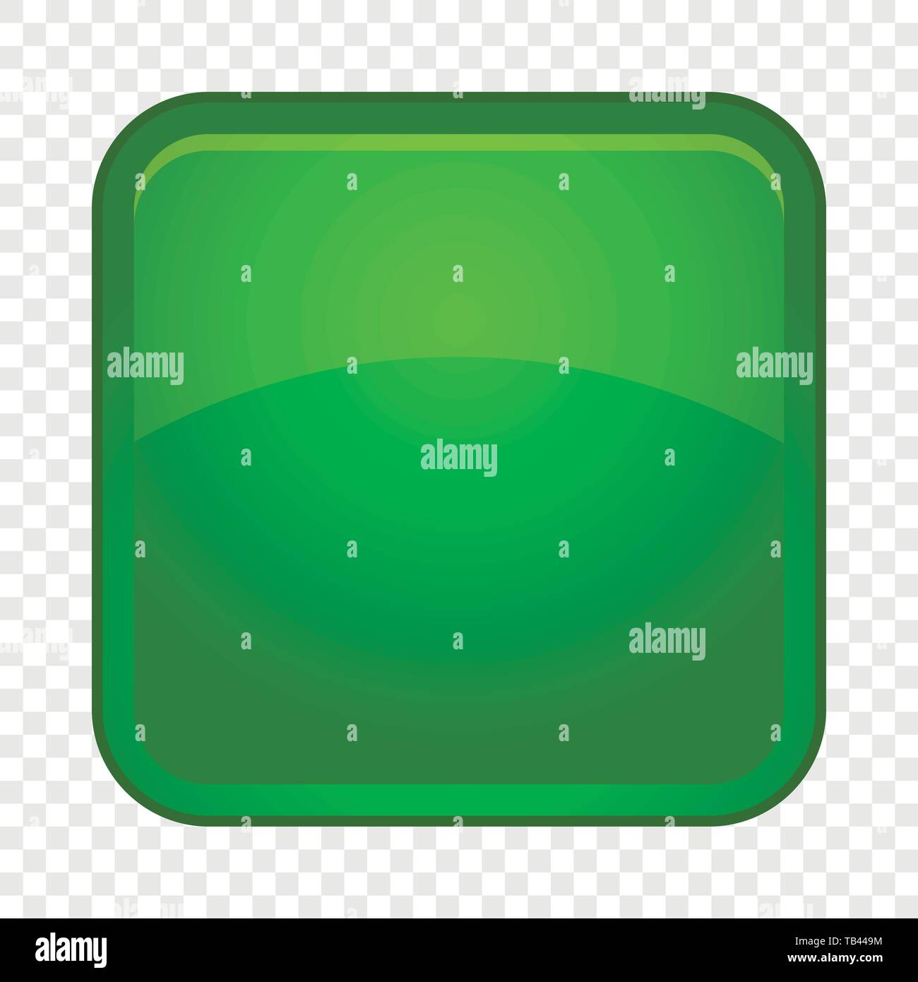 Green button icon, cartoon style Stock Vector Image & Art - Alamy