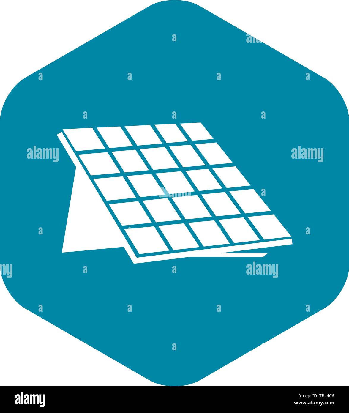 Solar panel icon, simple style Stock Vector Image & Art - Alamy