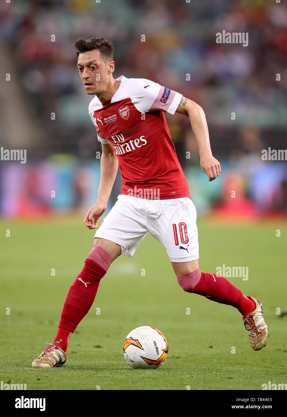 Arsenal's Mesut Ozil during the UEFA Europa League final at The Olympic ...