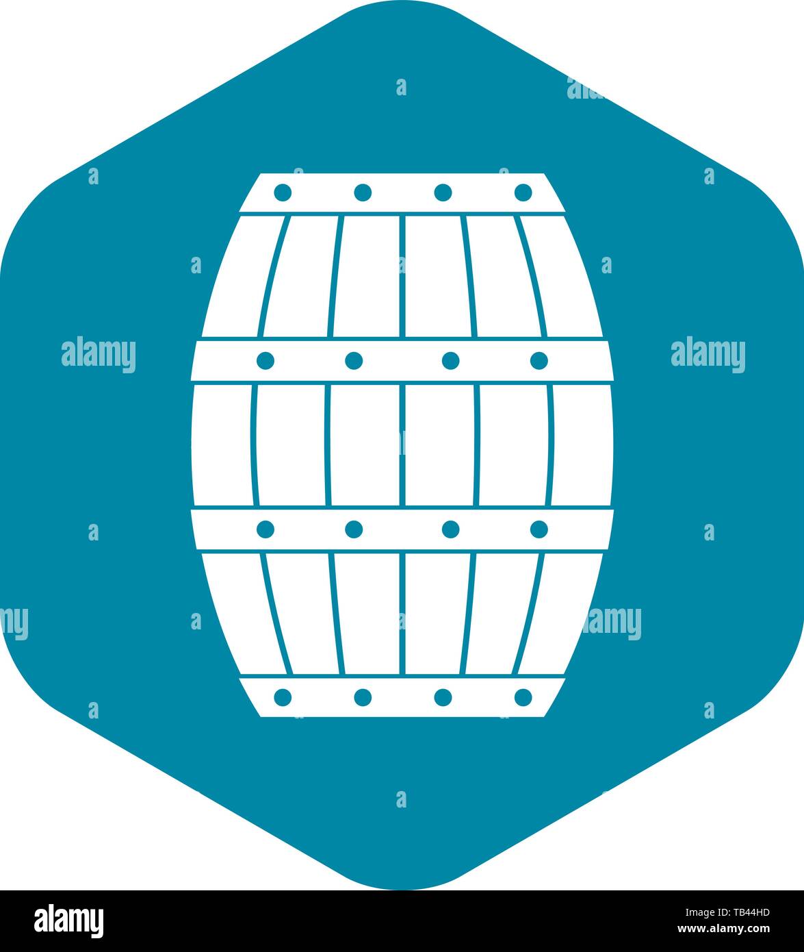 Barrel icon, simple style Stock Vector Image & Art - Alamy