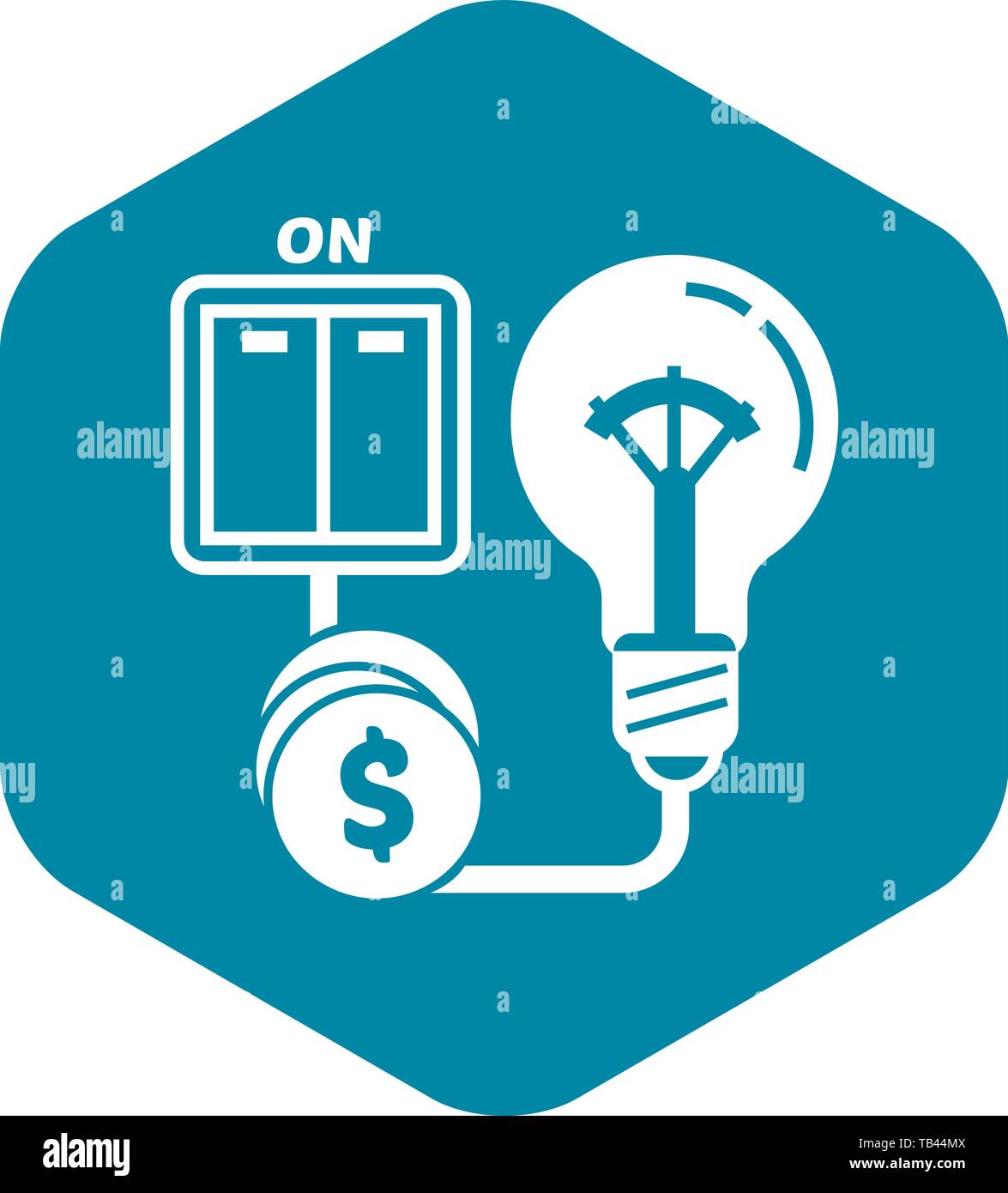 Turn off light bulb Stock Vector Images - Alamy