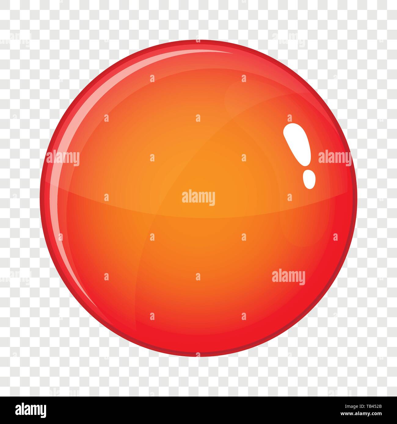 Round red button icon, cartoon style Stock Vector Image & Art - Alamy