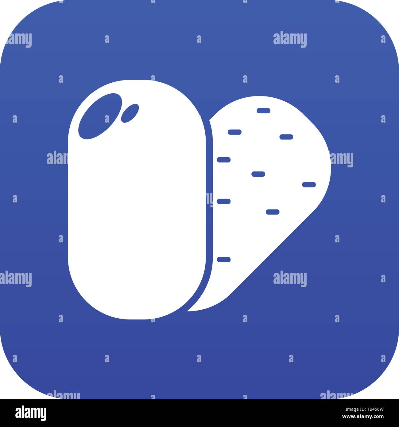 Soap icon blue vector Stock Vector Image & Art - Alamy