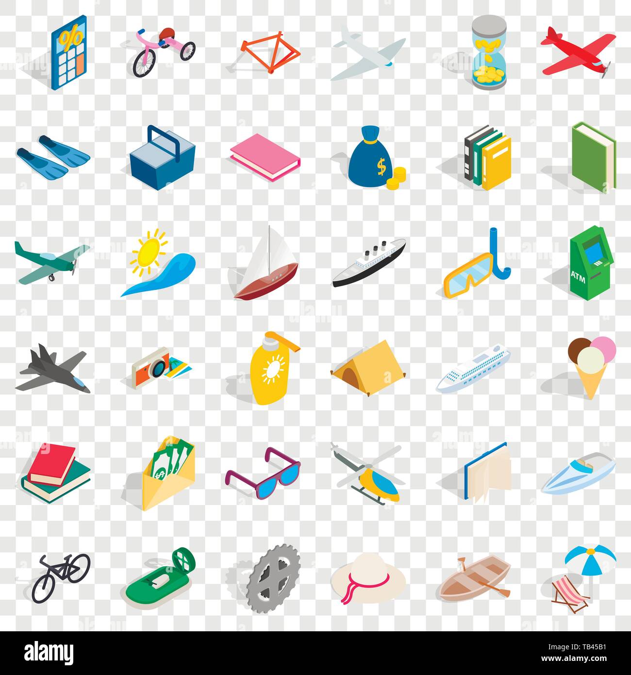 Funny icons set, isometric style Stock Vector Image & Art - Alamy