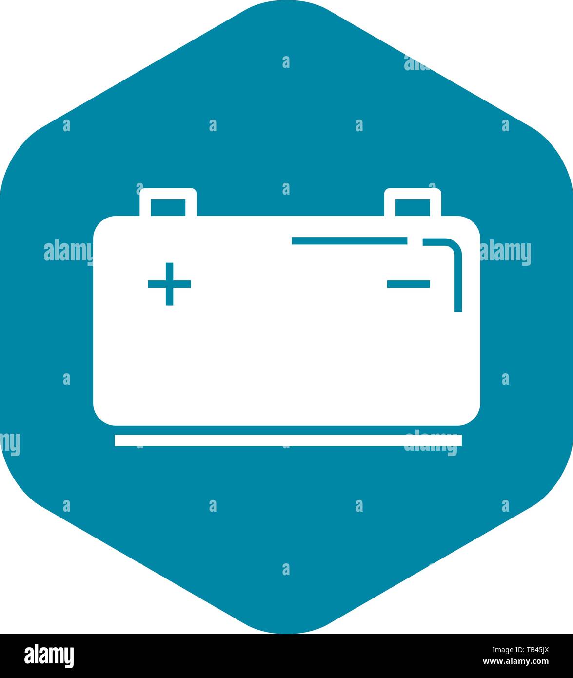 Car battery icon, simple style Stock Vector Image & Art - Alamy