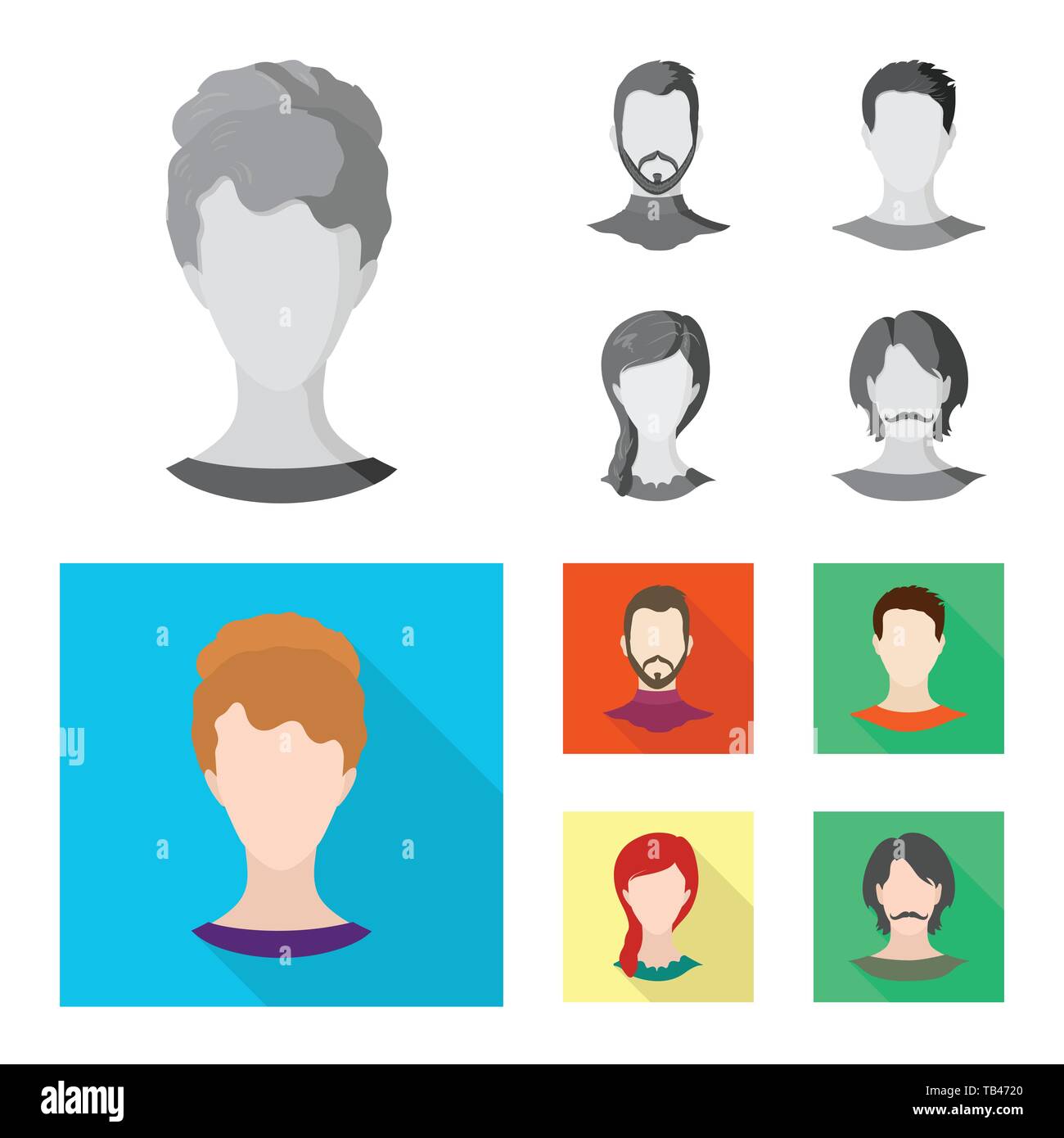 Vector illustration of professional and photo logo. Set of professional ...