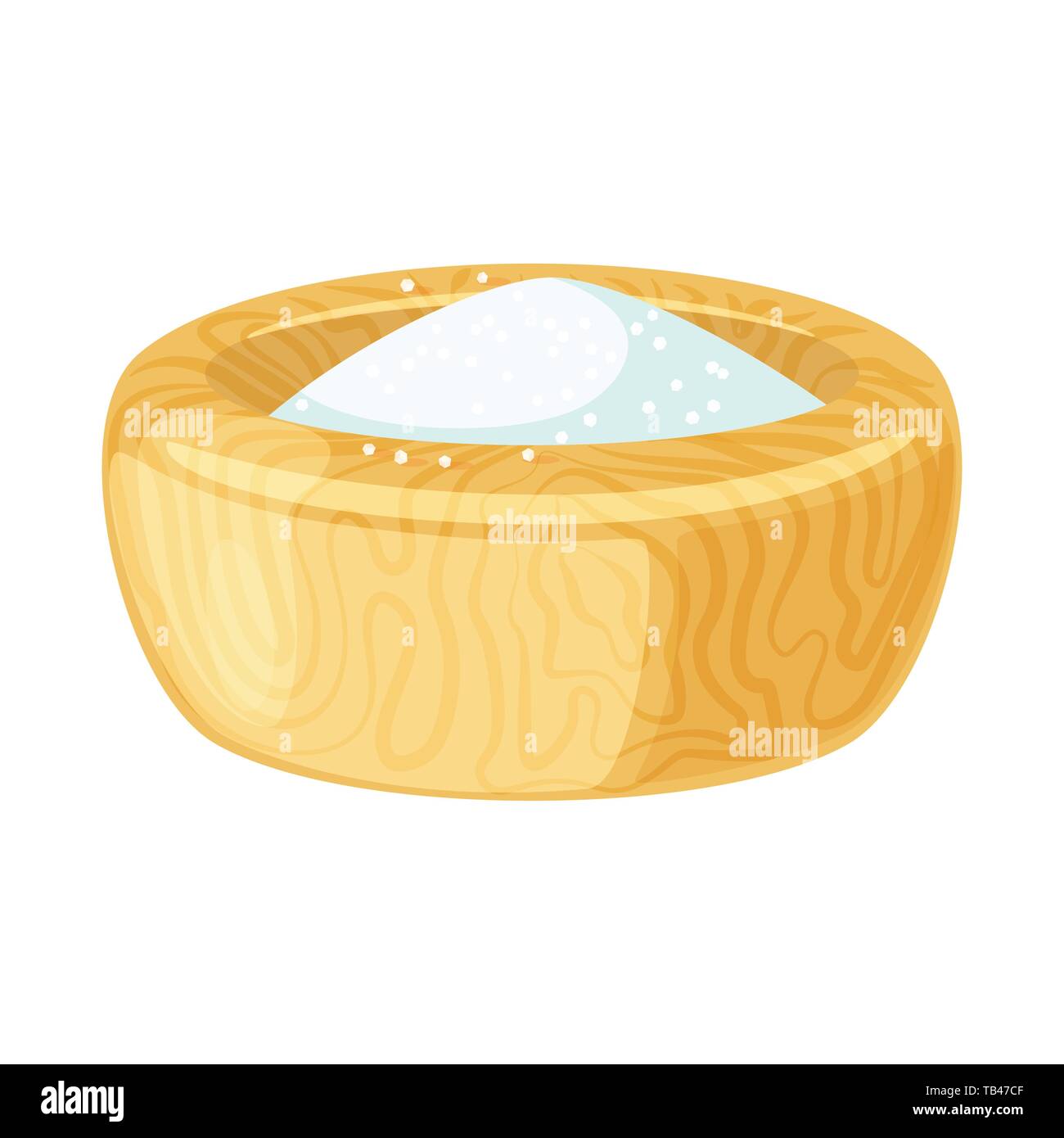 Vector design of bowl and salty symbol. Collection of bowl and hill ...