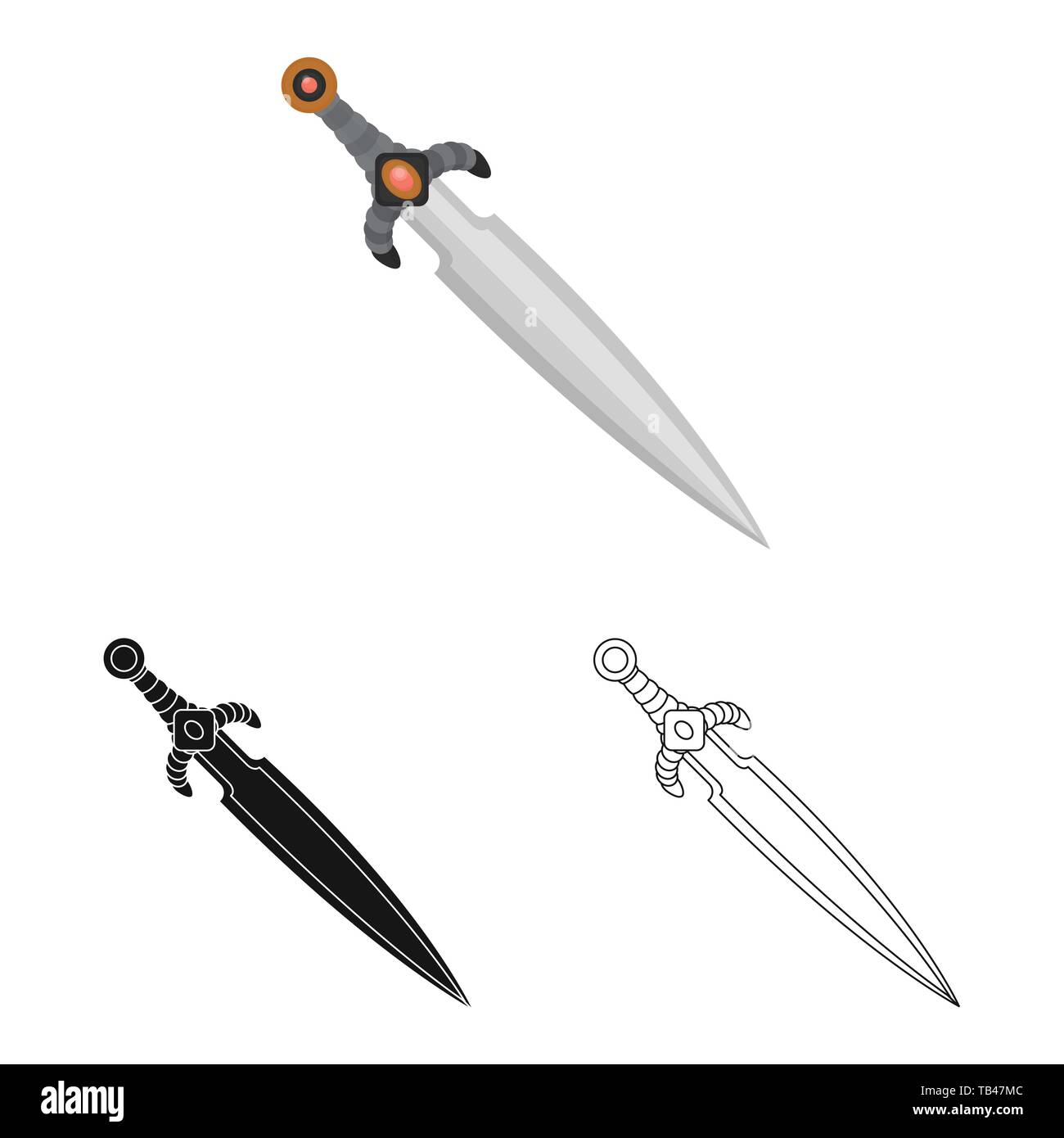 Vector illustration of game and armor sign. Collection of game and ...