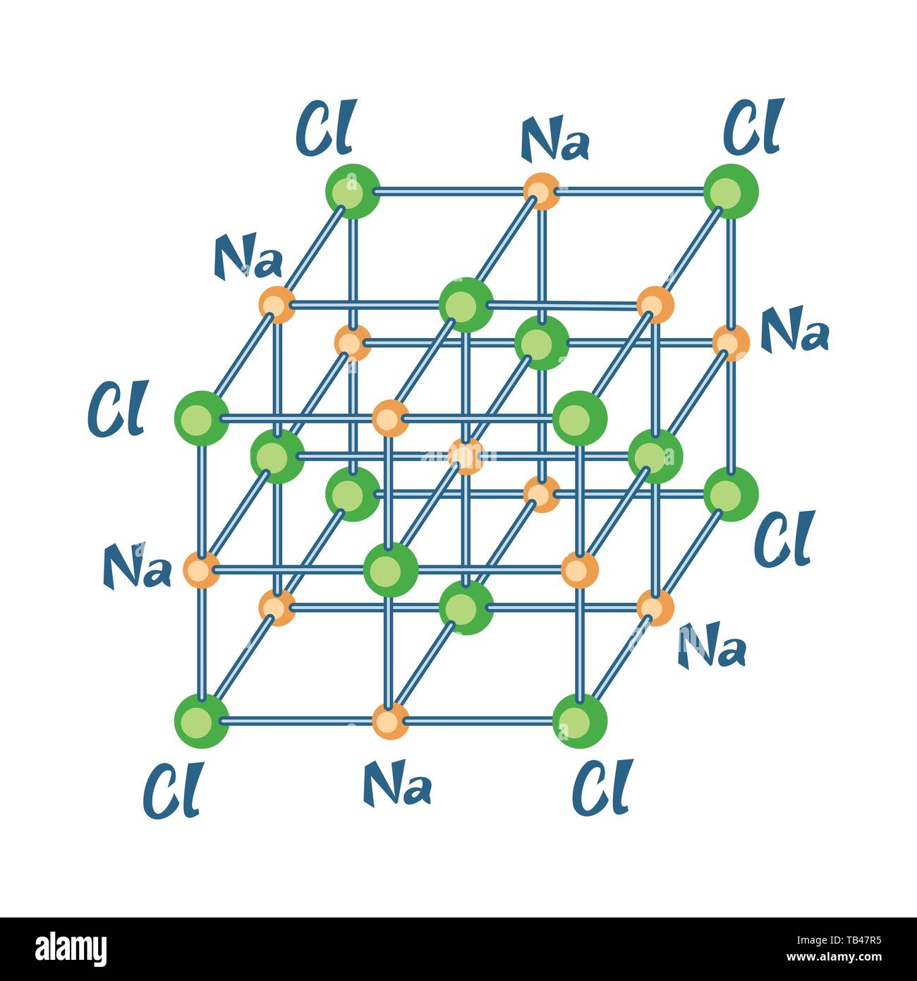 Vector design of salt and chemical sign. Set of salt and seasoning ...
