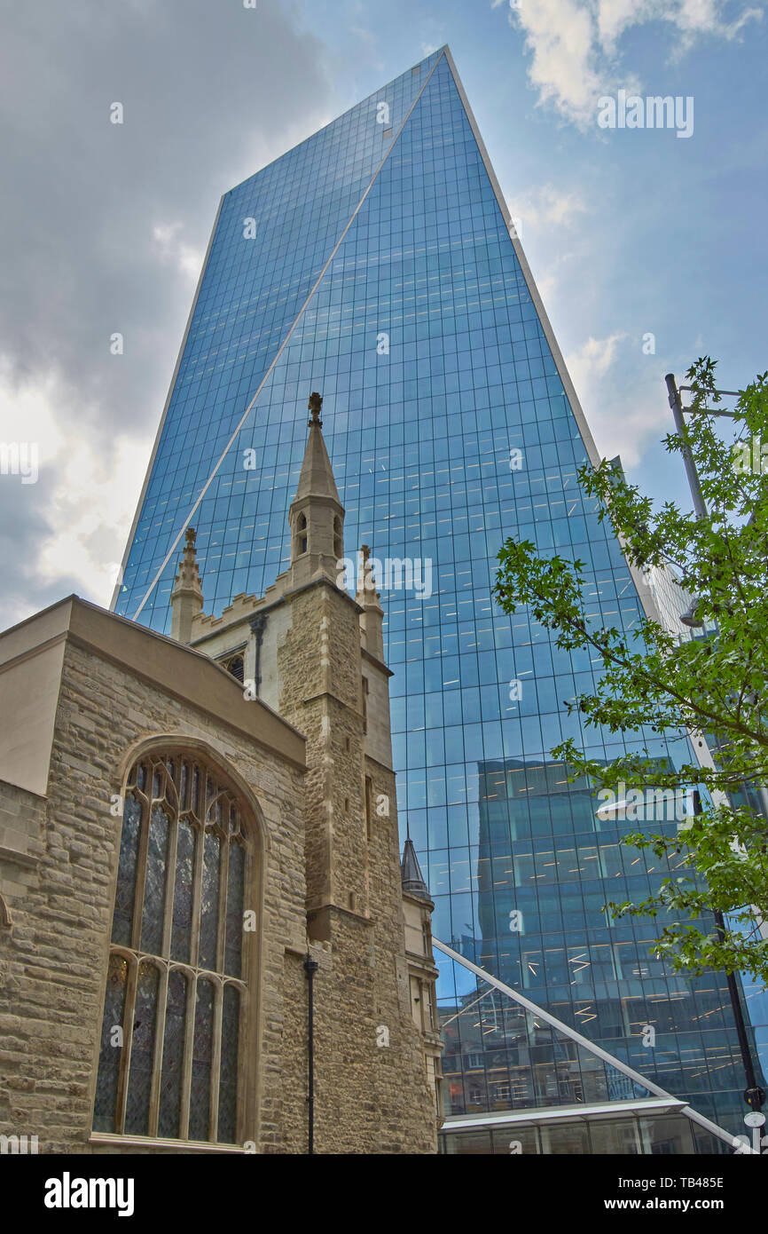 LONDON THE CITY ST MARY AXE THE CHURCH ST ANDREW UNDERSHAFT ...