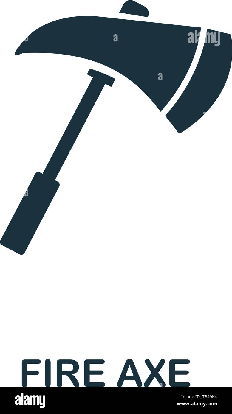 Fire Axe icon. Creative element design from fire safety icons ...