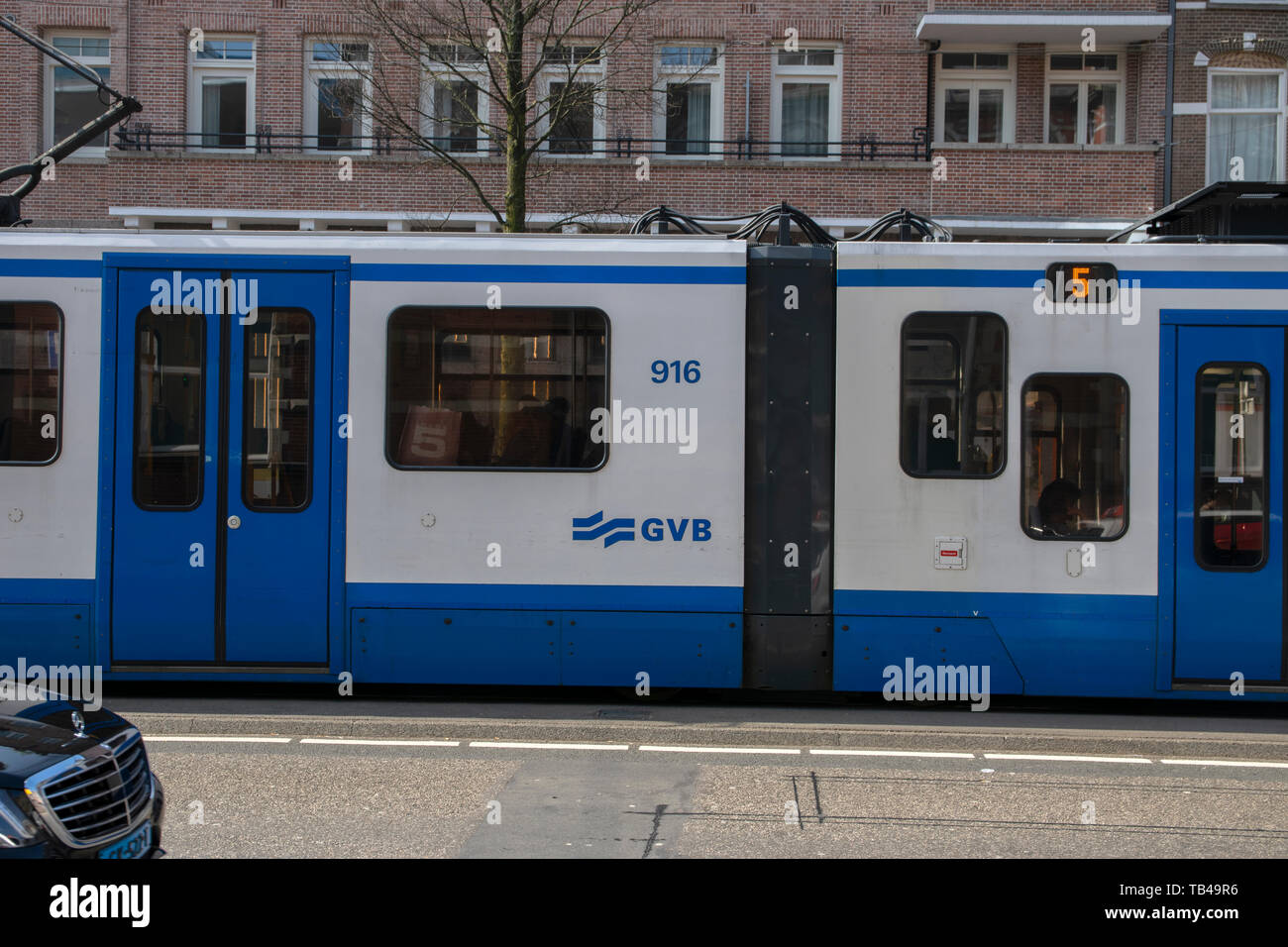 Side view tram hi-res stock photography and images - Alamy