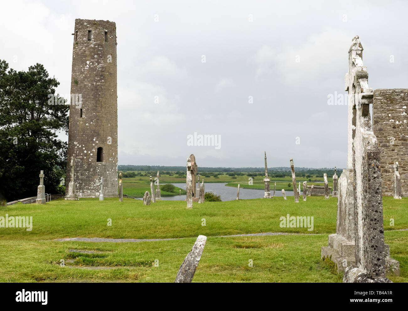 Ruins of medieval stone Christian church called Temple Melaghlin in ...