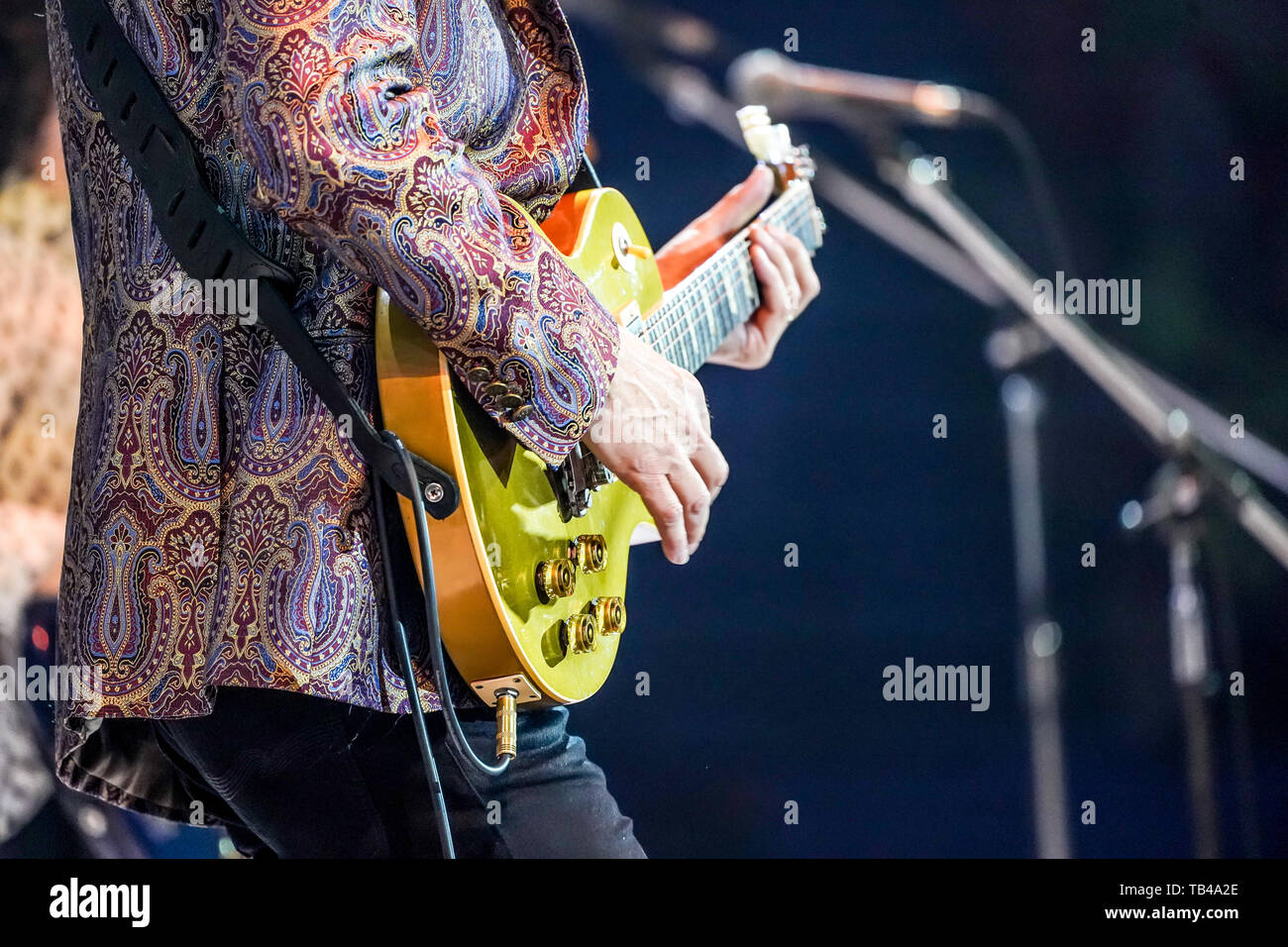 Finger style guitar, from experience expertist artist with colorful ...