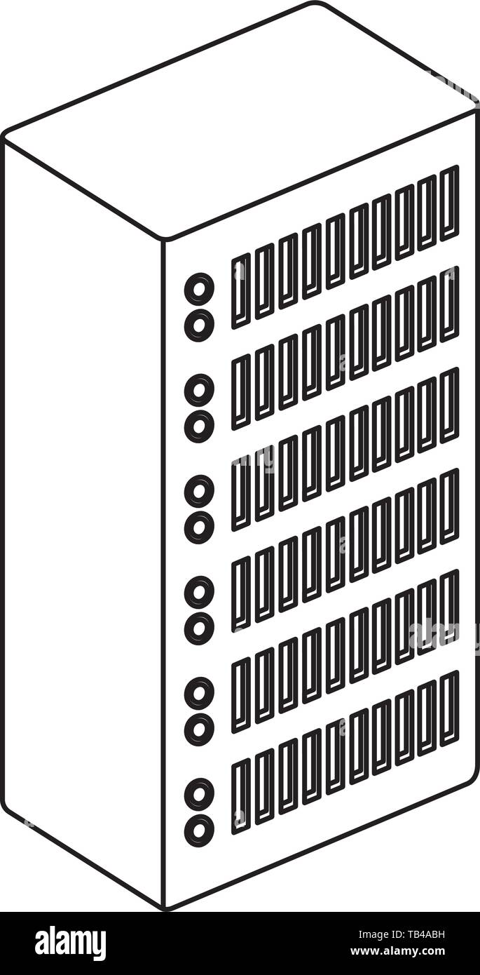 server tower data center icon Stock Vector Image & Art - Alamy
