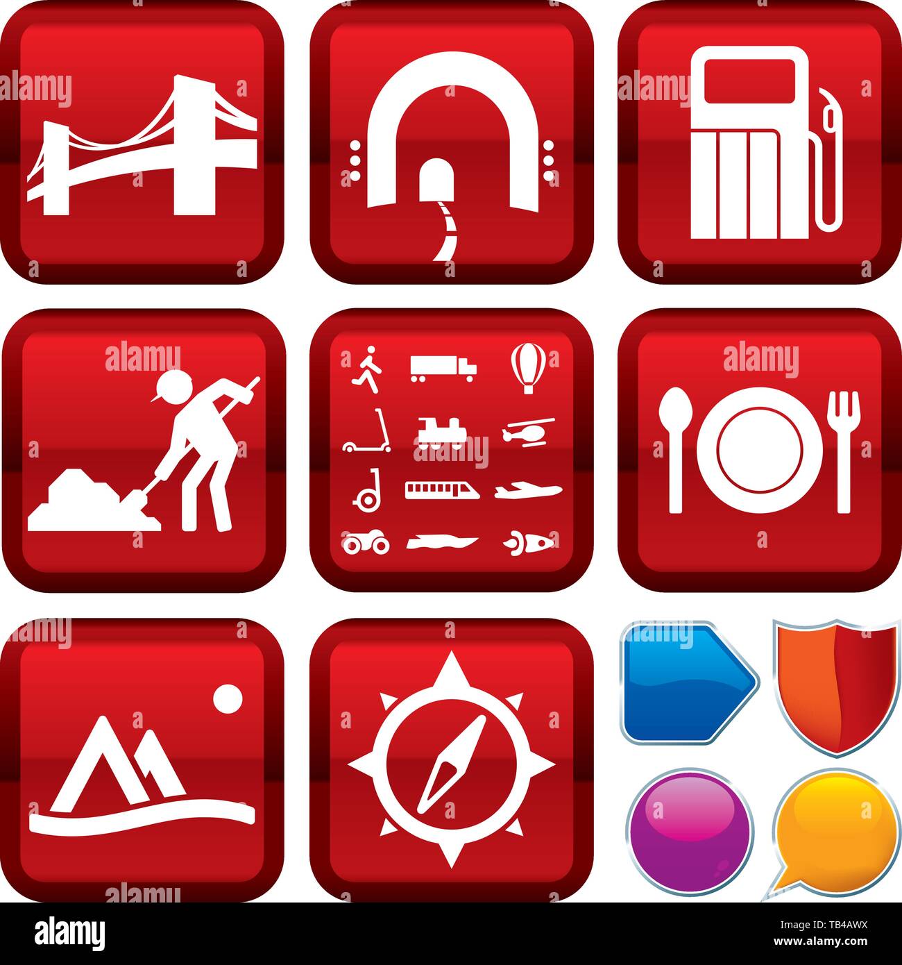 Restaurant road sign on Stock Vector Images - Alamy