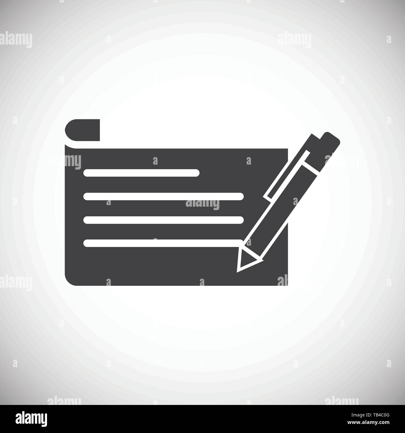 Business related icon on background for graphic and web design. Simple ...