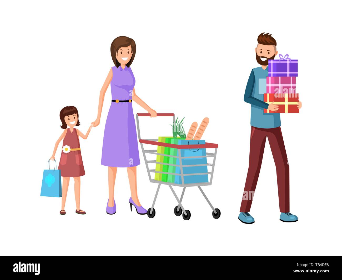 Bearded customer Cut Out Stock Images & Pictures - Alamy