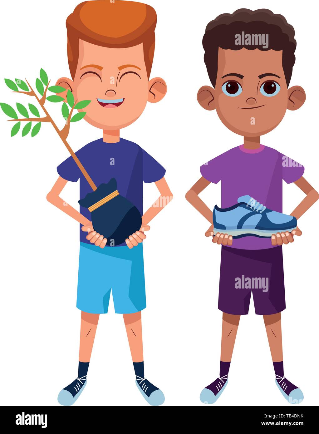 young kids avatar carton character Stock Vector Image & Art - Alamy