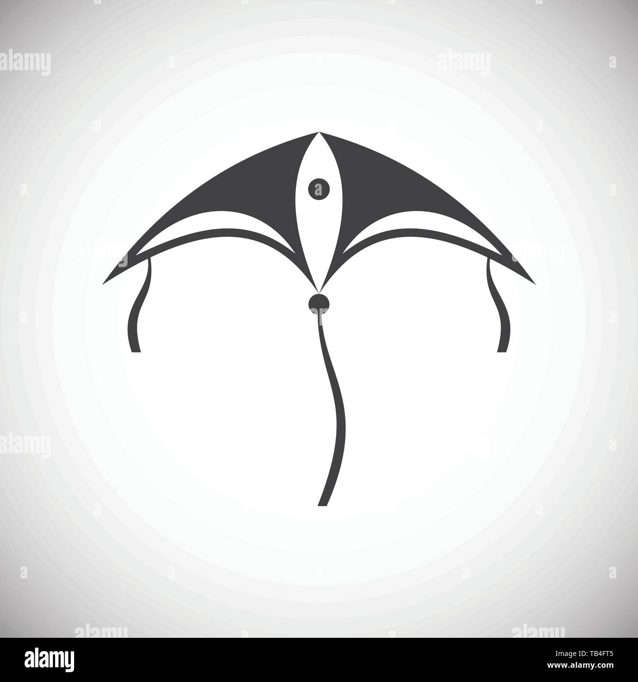 Kite icon on background for graphic and web design. Simple illustration ...