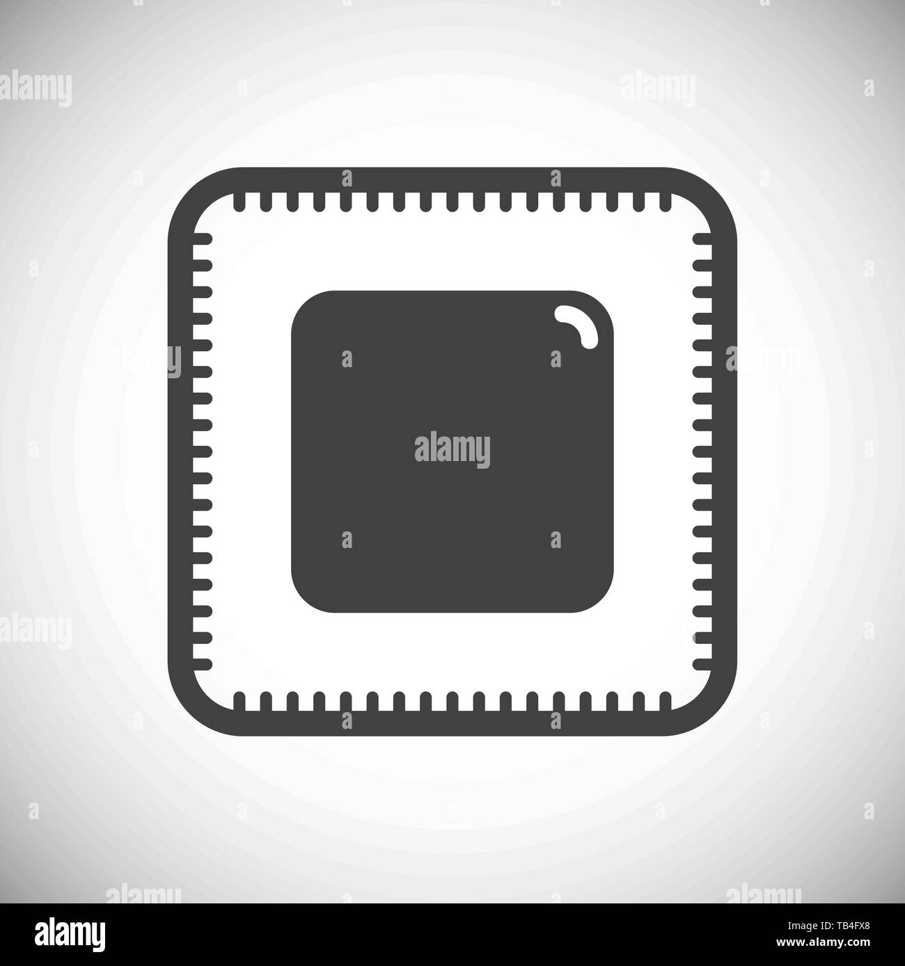 Cookie icon on background for graphic and web design. Simple vector ...