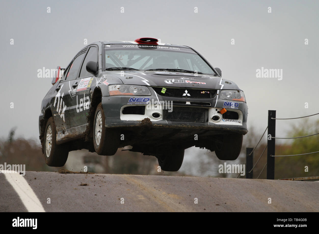 ISTANBUL, TURKEY - DECEMBER 16, 2018: Ugur Soylu drives Mitsubishi ...