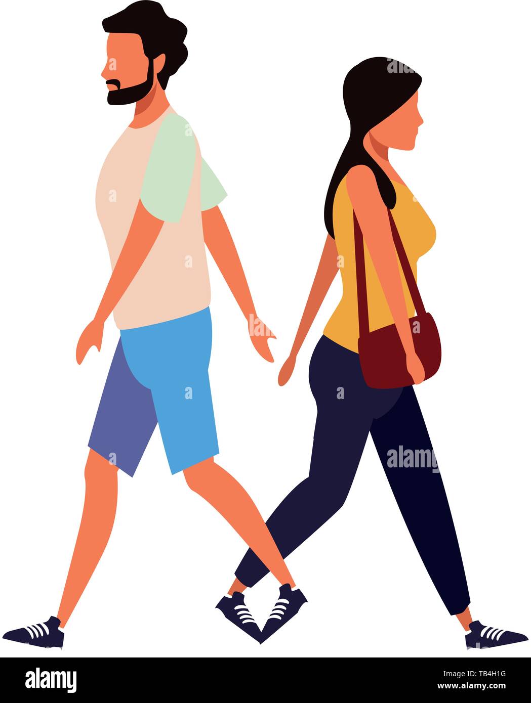 love couple cartoon Stock Vector Image & Art - Alamy