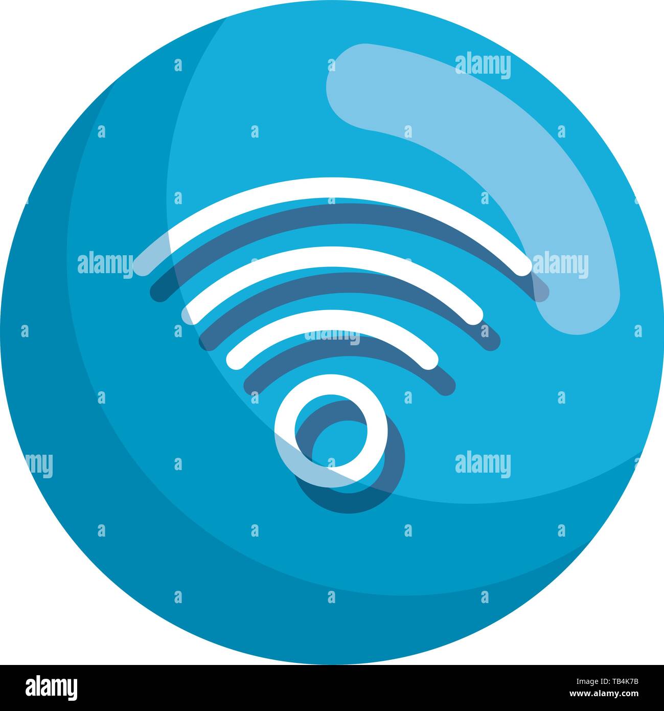 wifi waves signal isolated icon Stock Vector Image & Art - Alamy