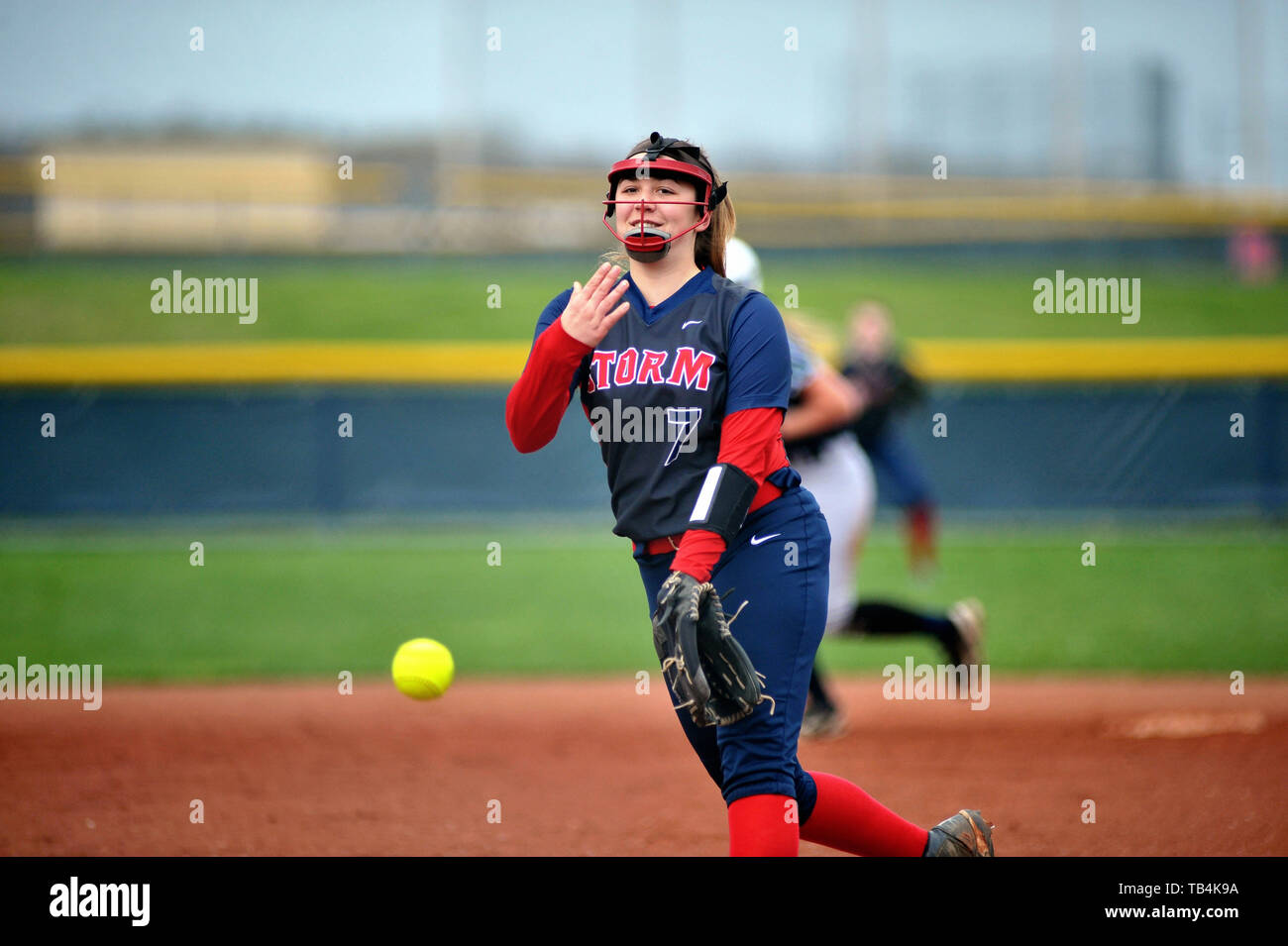 Teens in circle playing a ball hi-res stock photography and images - Alamy