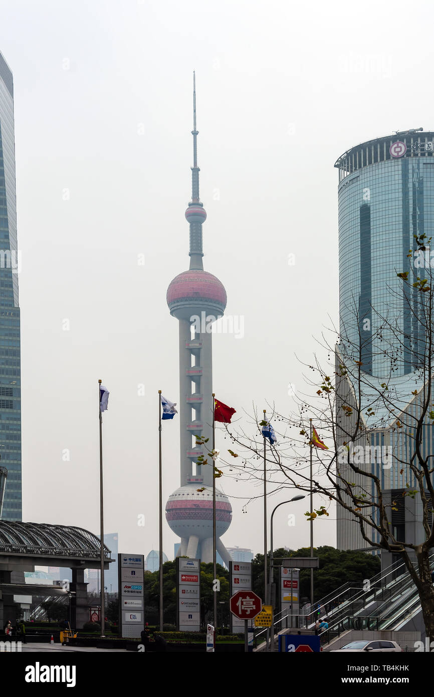 Living Scene on the Streets of Shanghai with Houses Stock Photo - Alamy